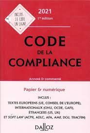 Code de la compliance ∙ Observatoire de l'Éthique Publique